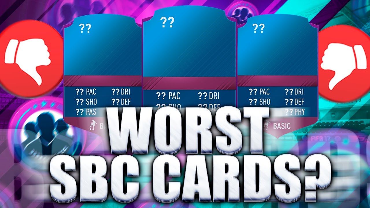 WORST SBC PLAYER CARDS I'VE USED! FIFA 17 ULTIMATE TEAM - YouTube