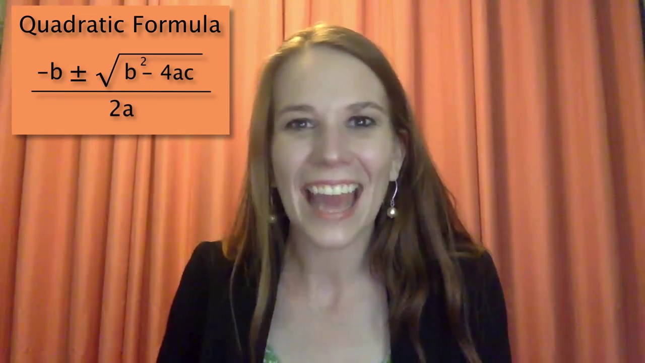 Quadratic Formula Song - YouTube