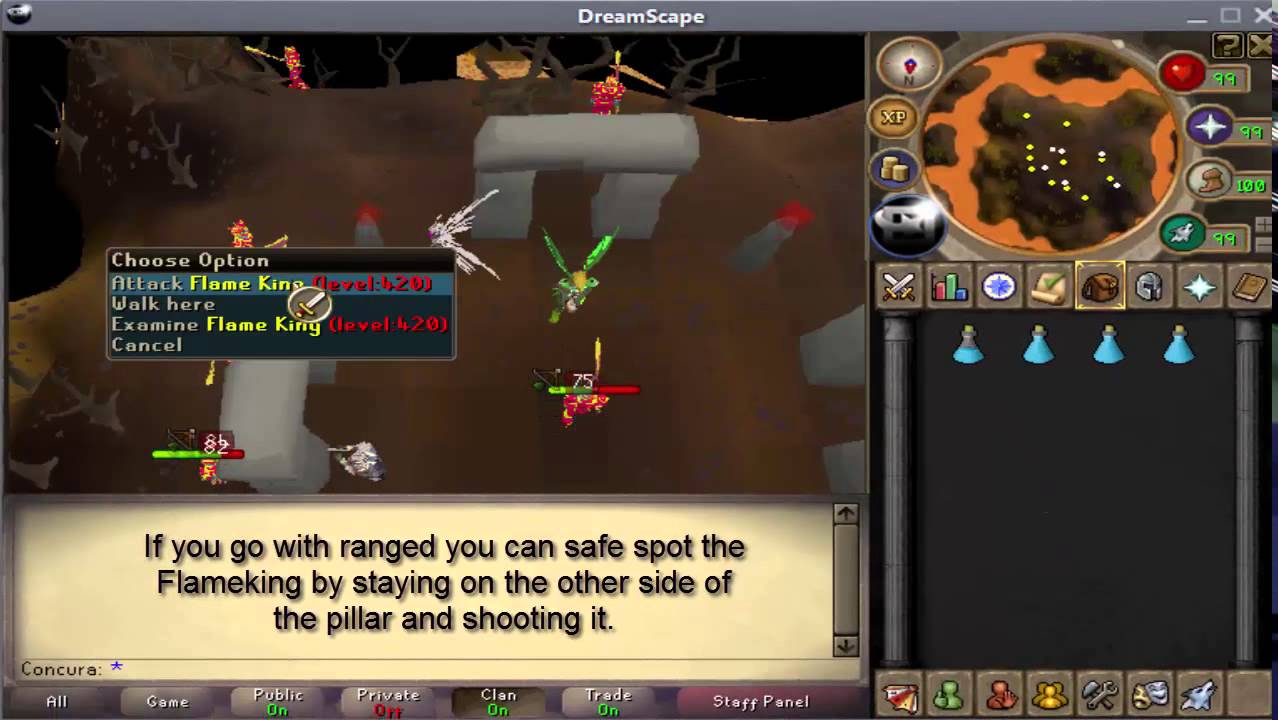 Flame king guide - YouTube