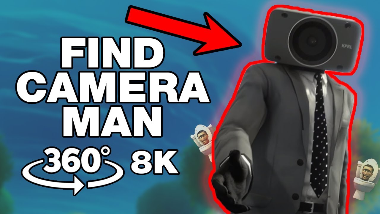 Skibidi Toilet 🚽 360° VR Finding Challenge 🔍 Cameraman - YouTube