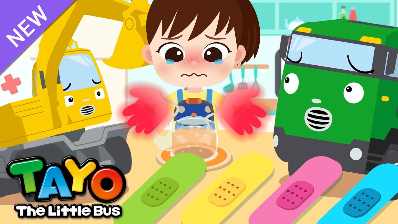 Ouch! I Got a Boo Boo 2 | Tayo Safety Song | Strong Heavy Vehicles Song ...