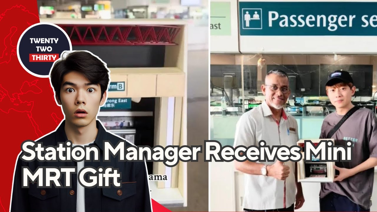Heartwarming Surprise: Singapore Man Crafts Miniature Jurong East MRT ...