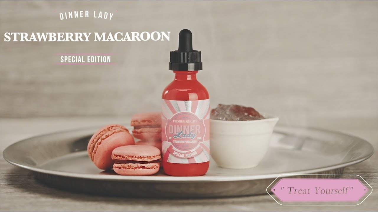 Special Edition E-Liquid | Strawberry Macaroon By Vape Dinner Lady ...