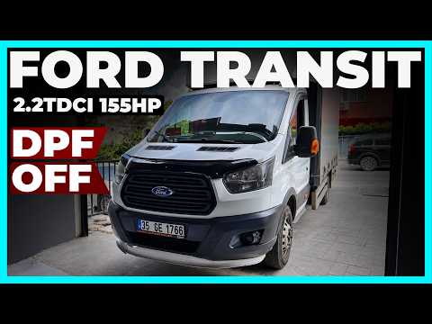 Ford Transit 2.2 TDCi 155 HP DPF OFF | DPF Arıza Çözümü 🔧
