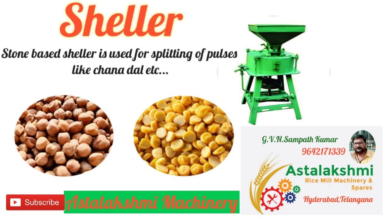 Dal mill sheller - YouTube