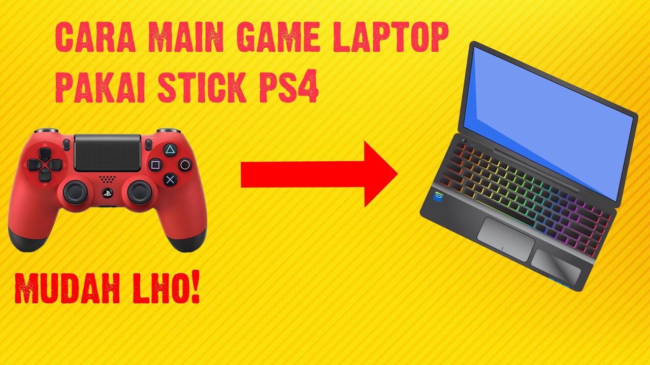 TUTORIAL MENGHUBUNGKAN DAN MEMAINKAN GAME PC ATAU LAPTOP MENGGUNAKAN ...
