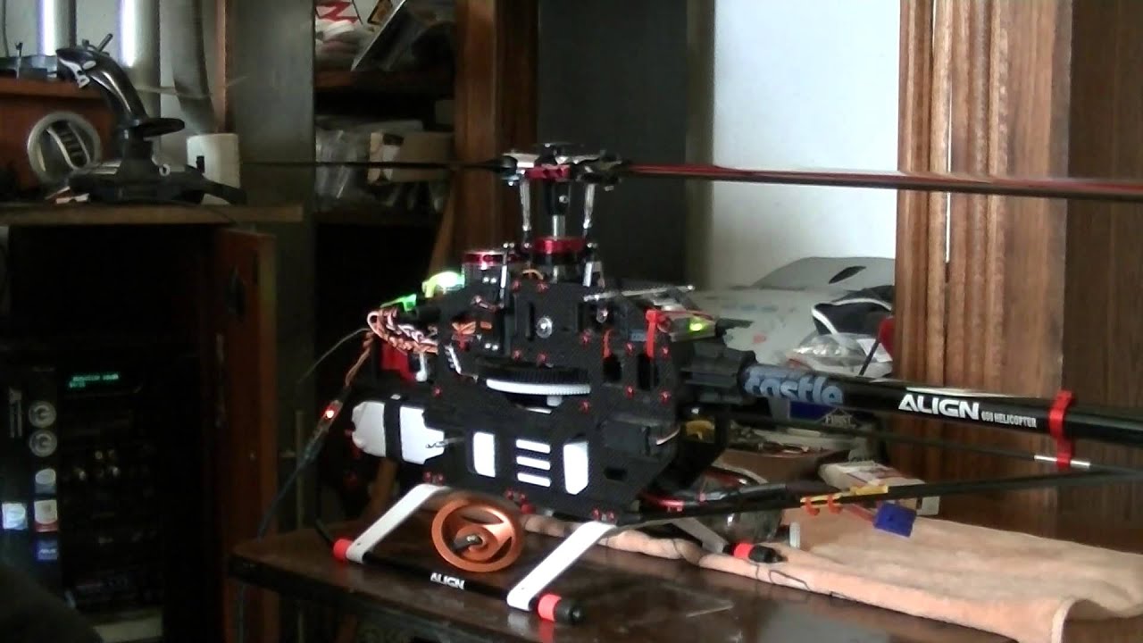 Align T rex 600L DFC Dominator head speeds and cc gov gain and pwm rate ...