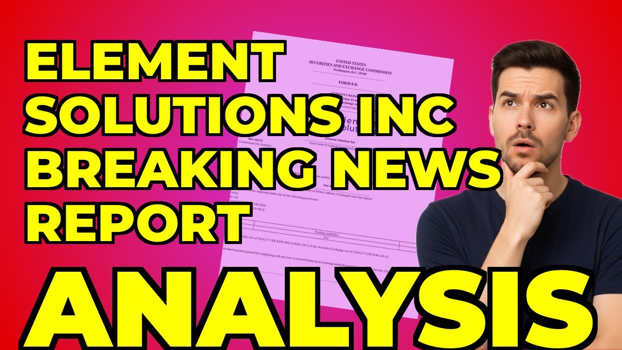 My Key Insight from Element Solutions' Latest Financials - YouTube