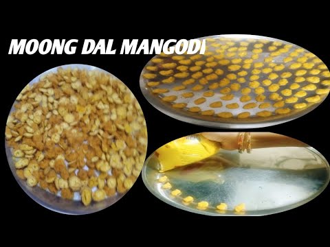 Moong dal mangodi ki recipe/moong dal vadi/traditional style mangodi ...