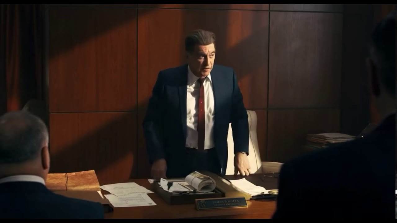 Irishman film funniest moment with angry Jimmy Hoffa - YouTube