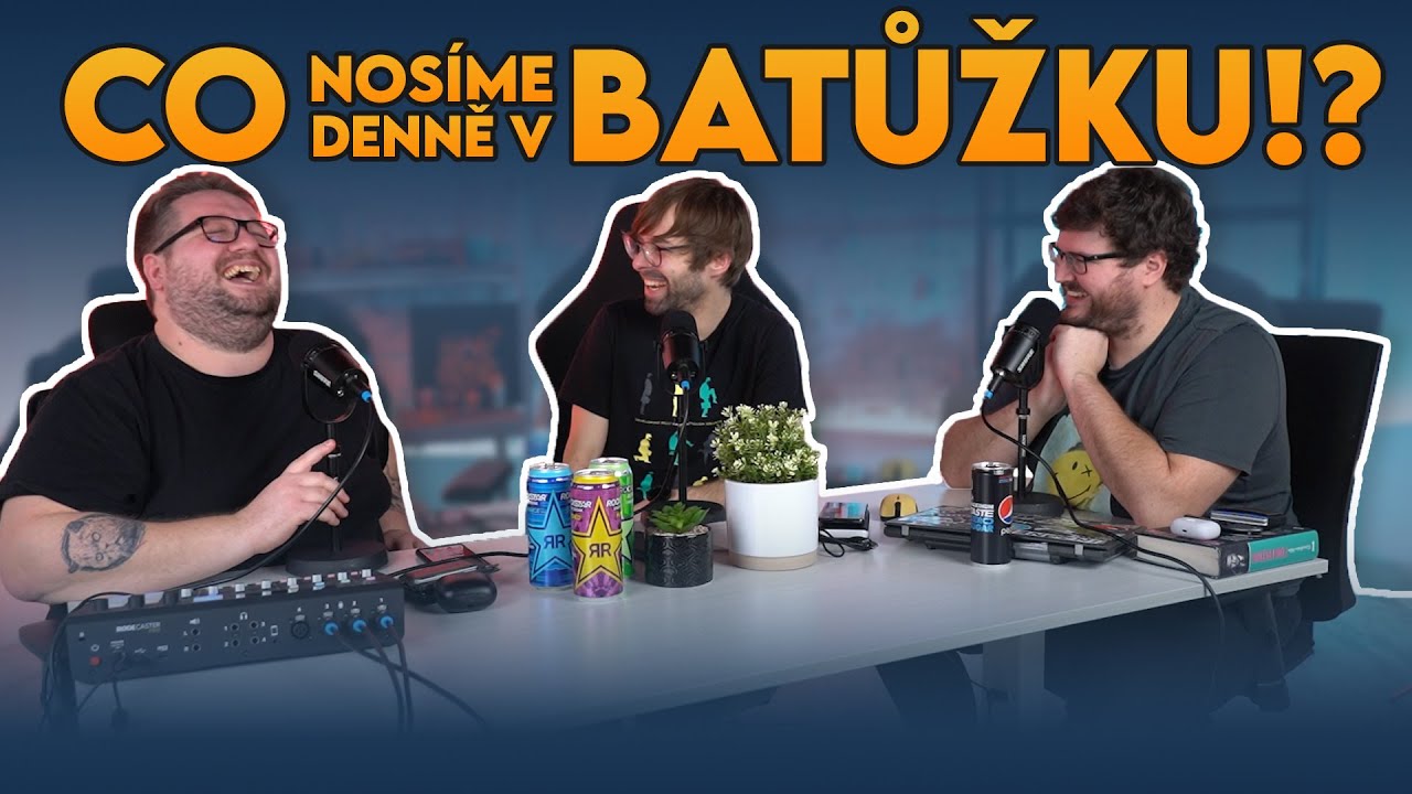 Co nosíme v batůžku, aneb jaké TECH věci používáme!? (PODCAST # 8) - YouTube