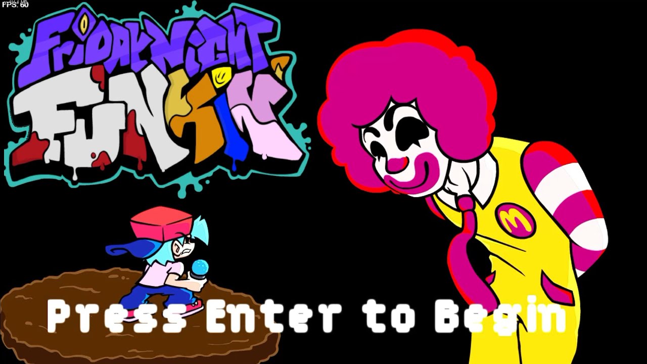 FRIDAY NIGHT FUNKIN VS RONALD MACDONALD MODS | FNF | JUEGOS YIYO JUEGA ...