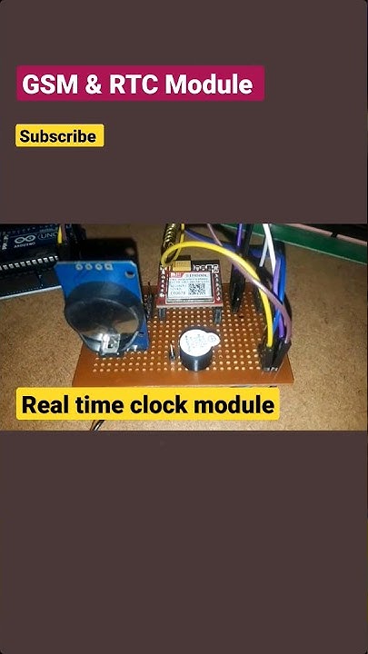 GSM and real time clock module Arduino interface #shorts #arduinoproject - YouTube