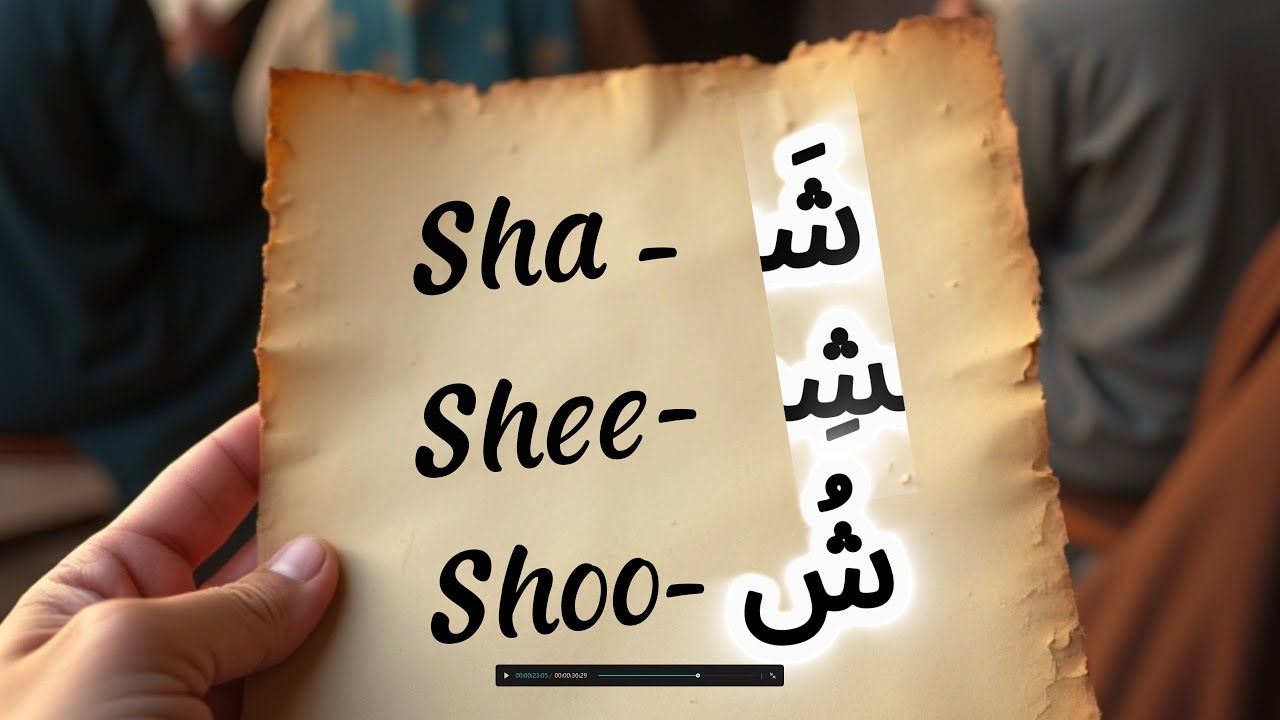 013 Learning Arabic ABC Sha Shee Shoo - YouTube