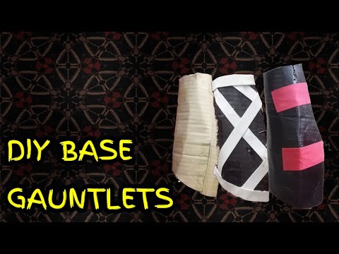 DIY Base Gauntlet For any Cosplay Armor (DIY TUTORIAL WITH TEMPLATES ...