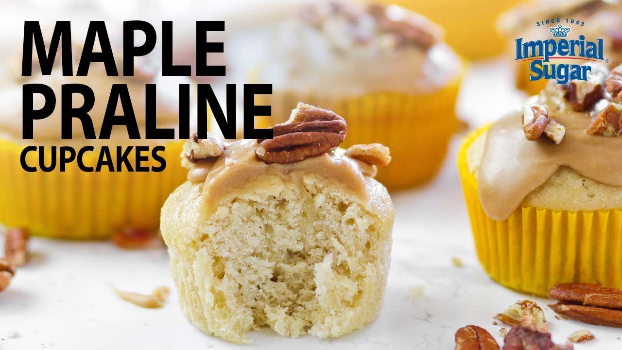 How to Make Maple Cupcakes with Maple Praline Frosting - YouTube