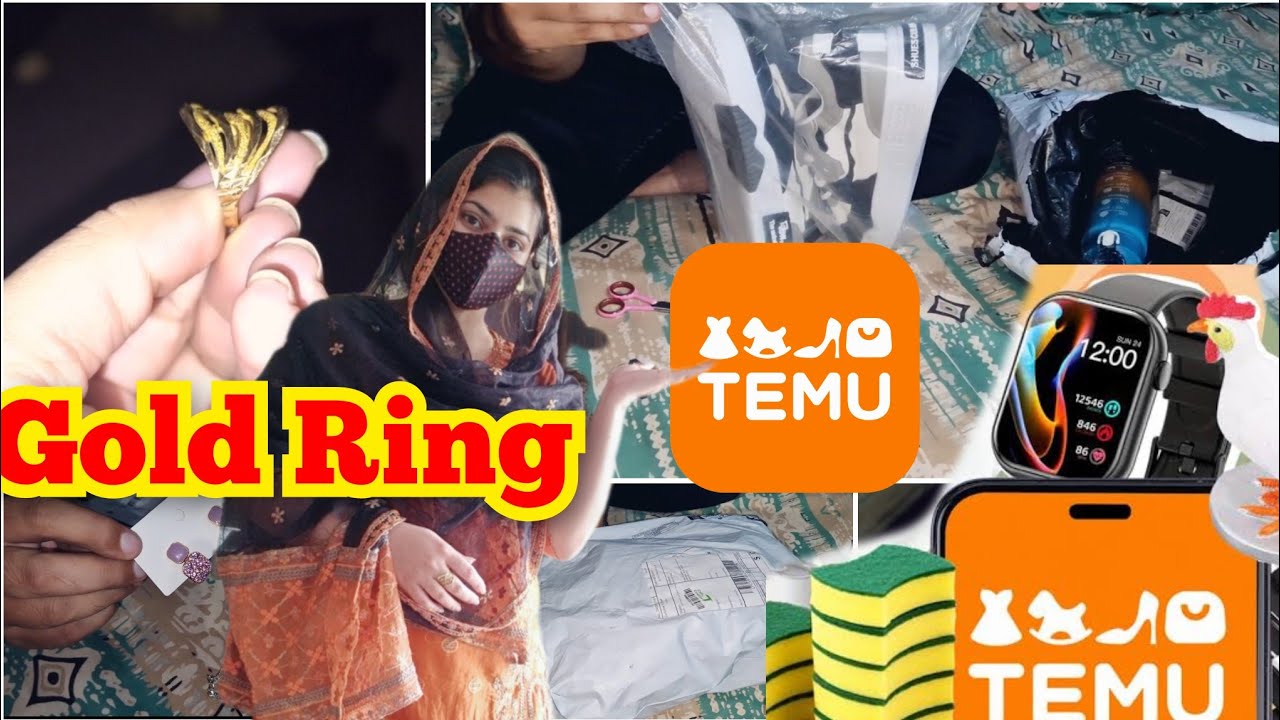 Temu Real or fake | My gold ring | Order from temu | Happy Family Vlogs ...