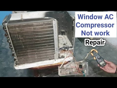 Window AC tripping problem solve || Window AC fan not working|| Window ...