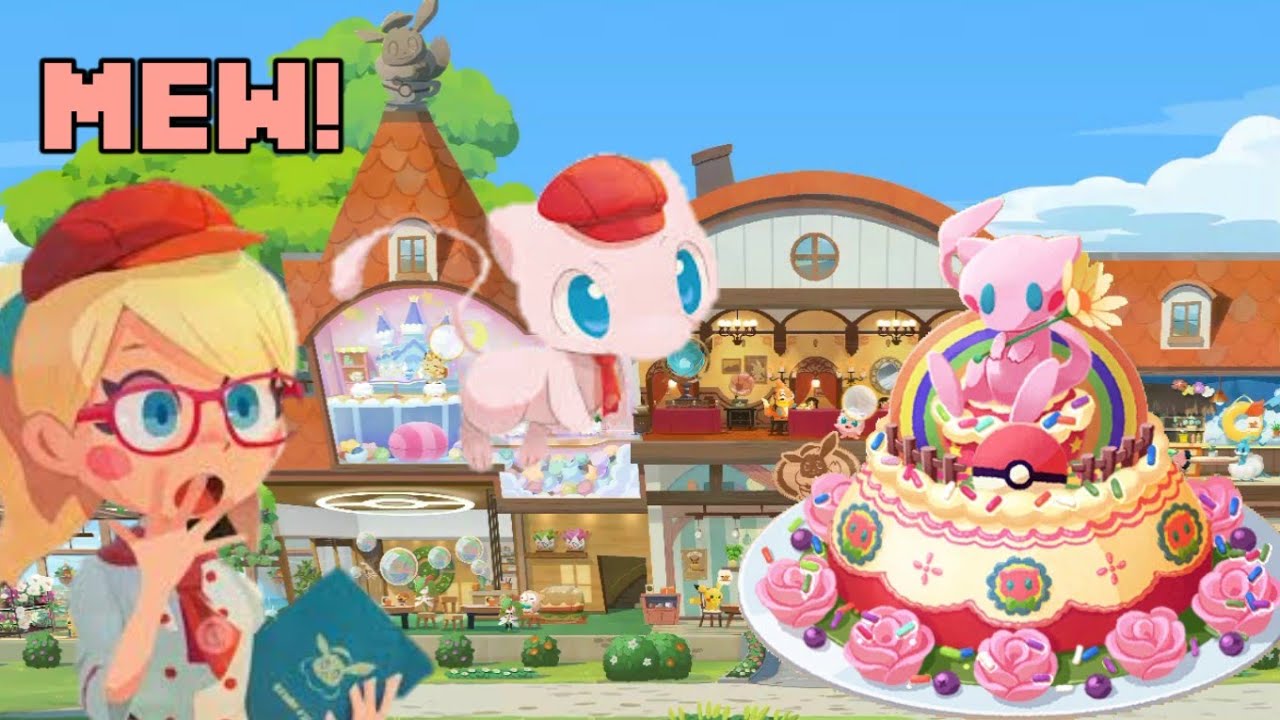 Getting Mew! Very Overpower! |Pokémon Cafe Remix - YouTube