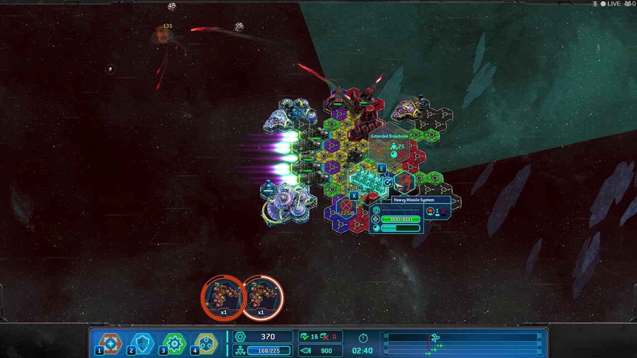 Space Run Galaxy Gargantua System Gamma station - Alpha station Light ...