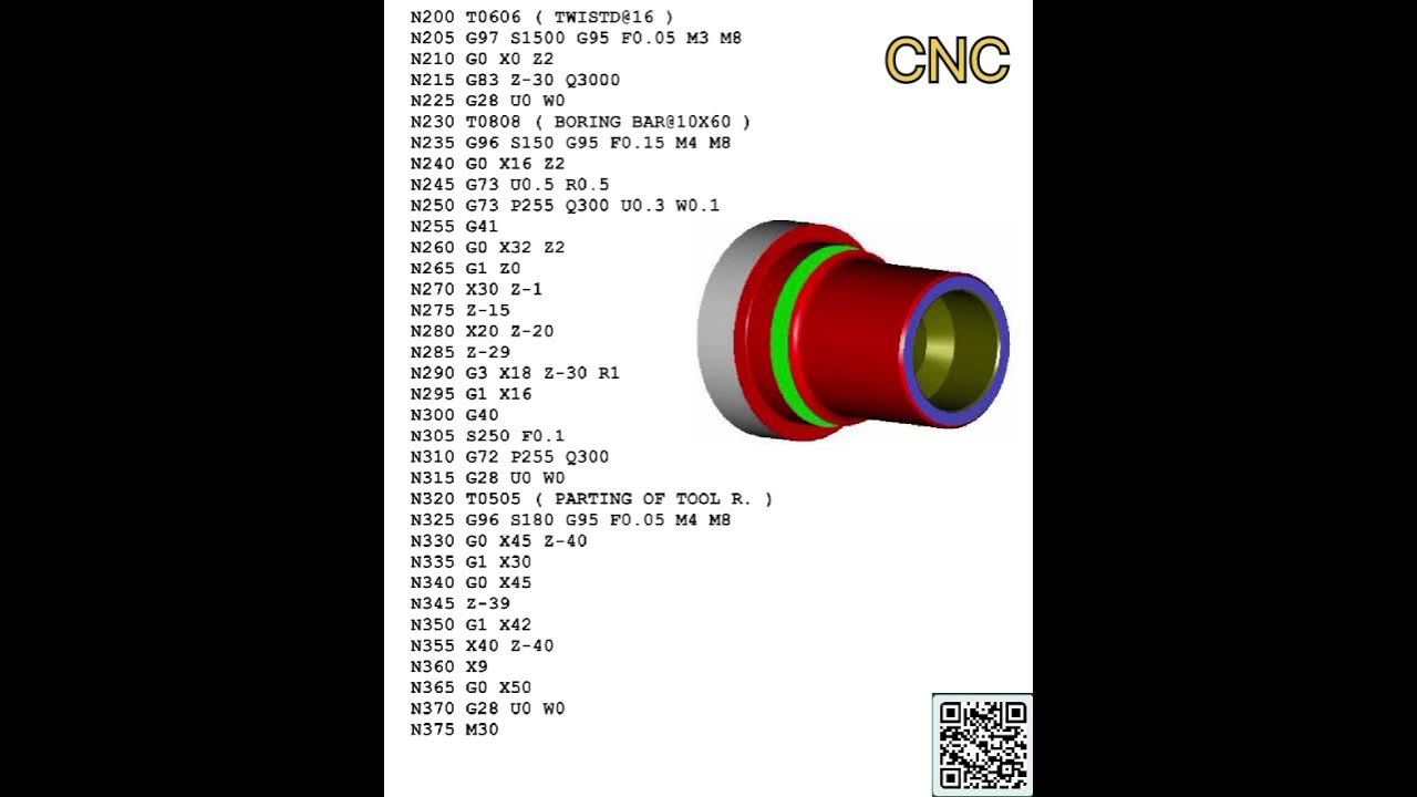 Explanation of programming and operating CNC lathe machines with control turning CNC machining ...