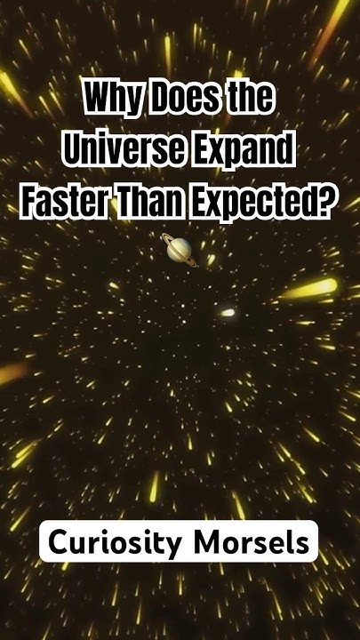 Why Does the Universe Expand Faster Than Expected?🪐#why #sciencefacts #hubbletension - YouTube