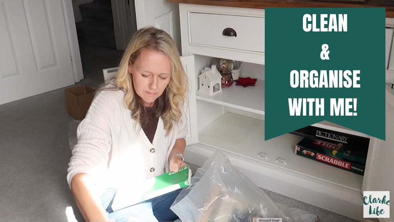 CLEAN & ORGANISE WITH ME | END OF SUMMER SORT OUT | CLARKE LIFE - YouTube