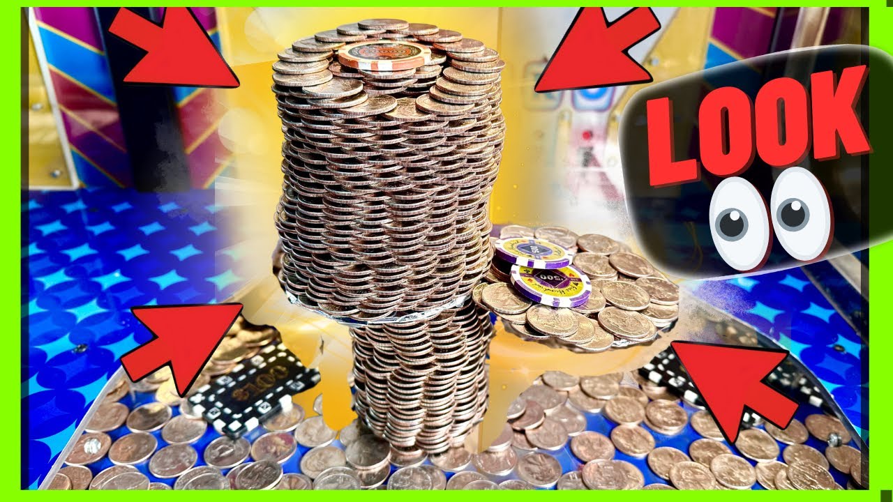 $10,000 Cash Prize That’s 40,000 Quarters if I win the Coin Pusher game ...