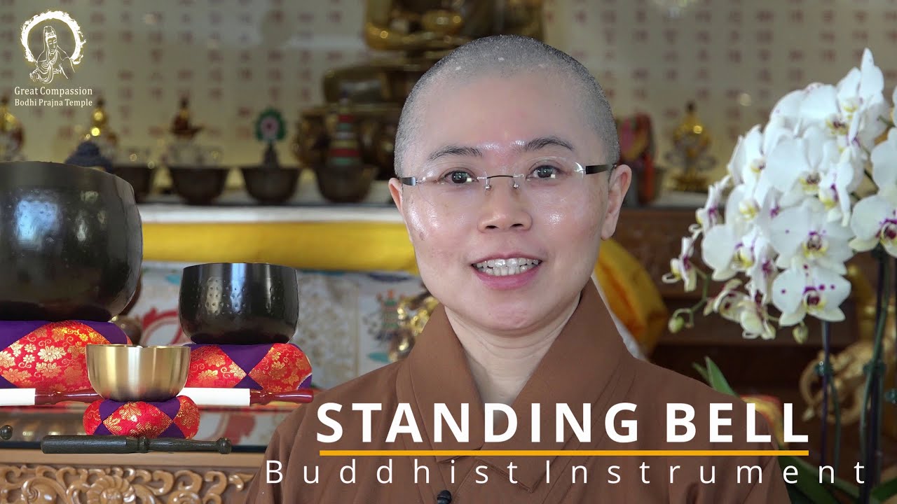 Buddhist Instrument | Standing Bell | Singing Bowl | Master Miao Yin ...