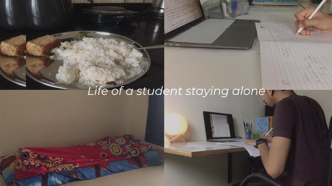 Life of a student living alone #dayinthelife #asthetic - YouTube