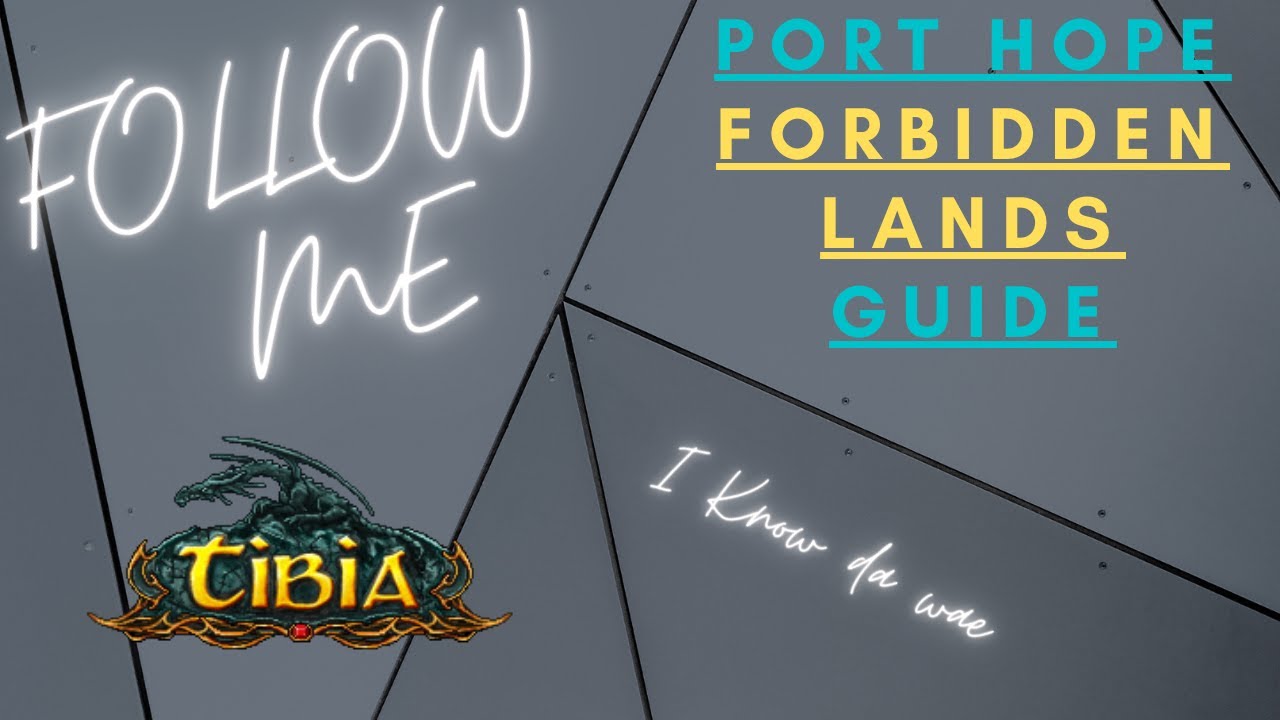 The Way to Forbidden lands - TIBIA - Full guide on the area and ...
