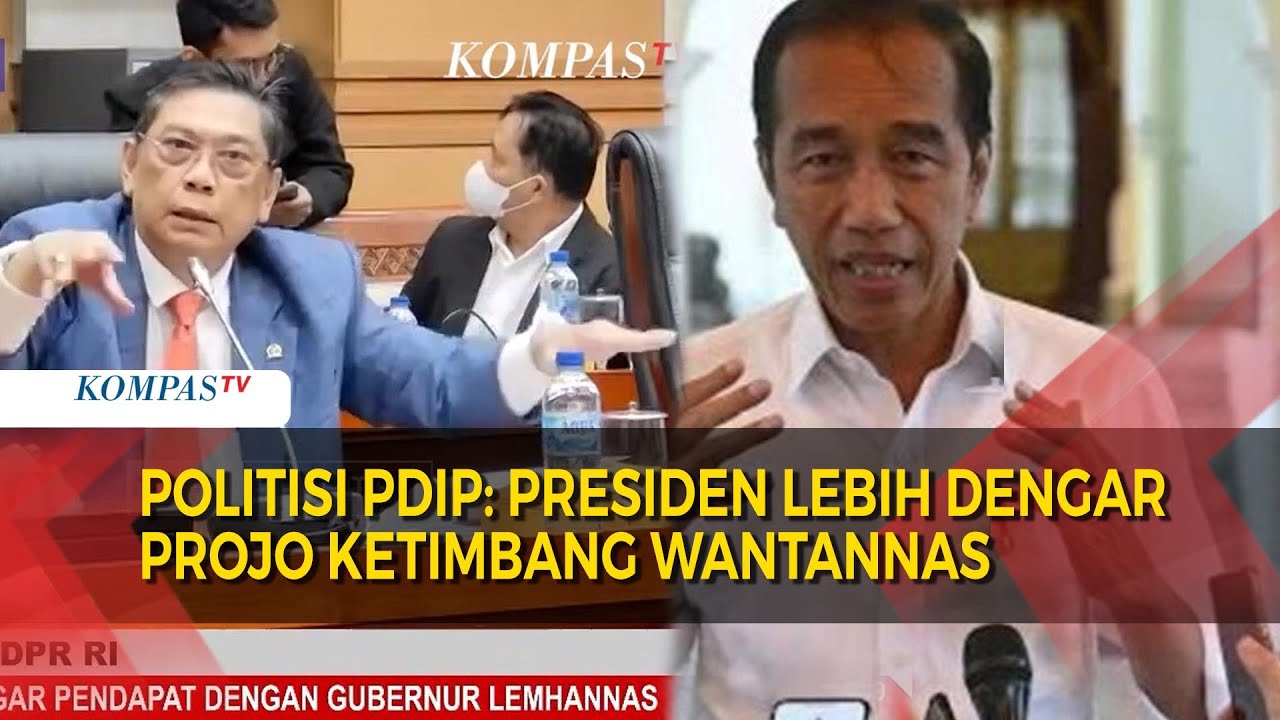 Kala Politisi PDIP Utut Sindir Jokowi di Rapat DPR dengan Lemhannas ...