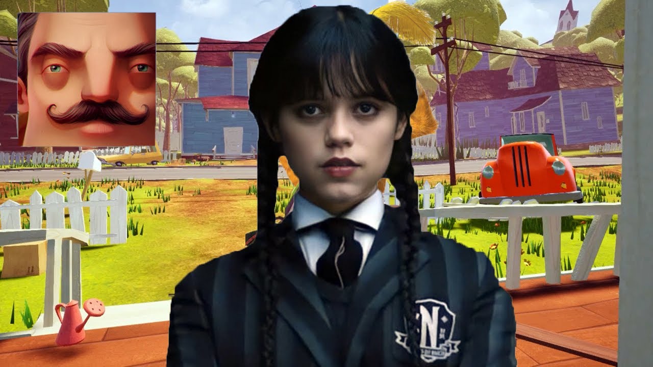 Hello Neighbor - My New Neighbor Wednesday Addams Act 2 Door Gameplay ...