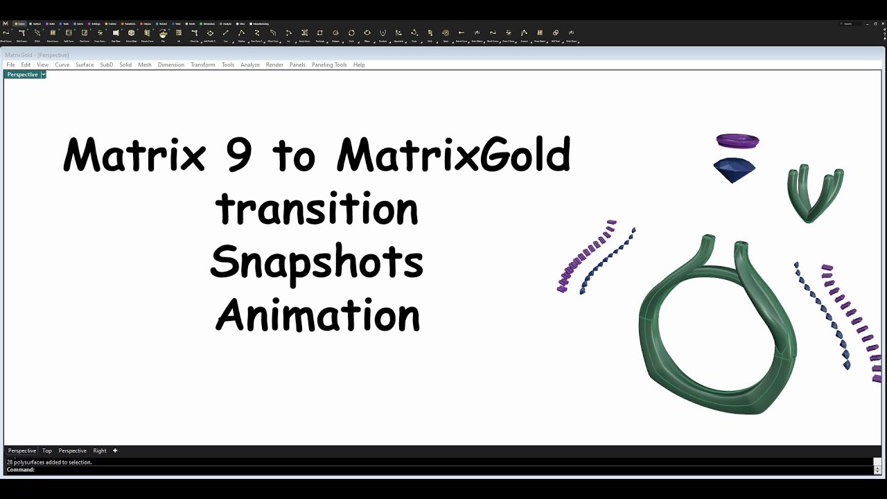 MatrixGold Snapshots Animation - YouTube