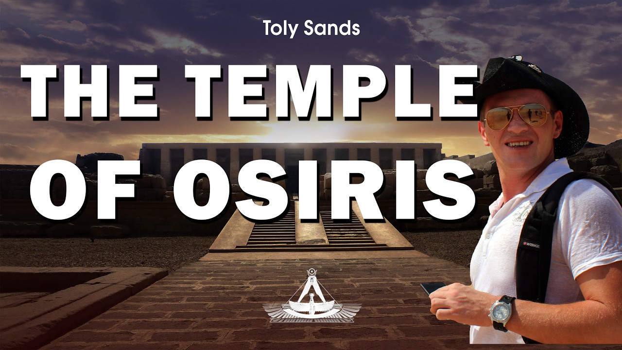 The Great temple of Osiris. Abydos Egypt. The most mysterious place of ...