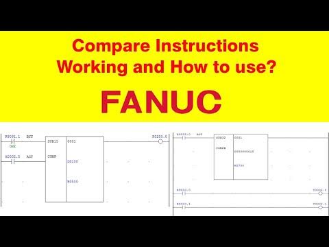 COMP, Compare Instruction in FANUC Ladder - YouTube