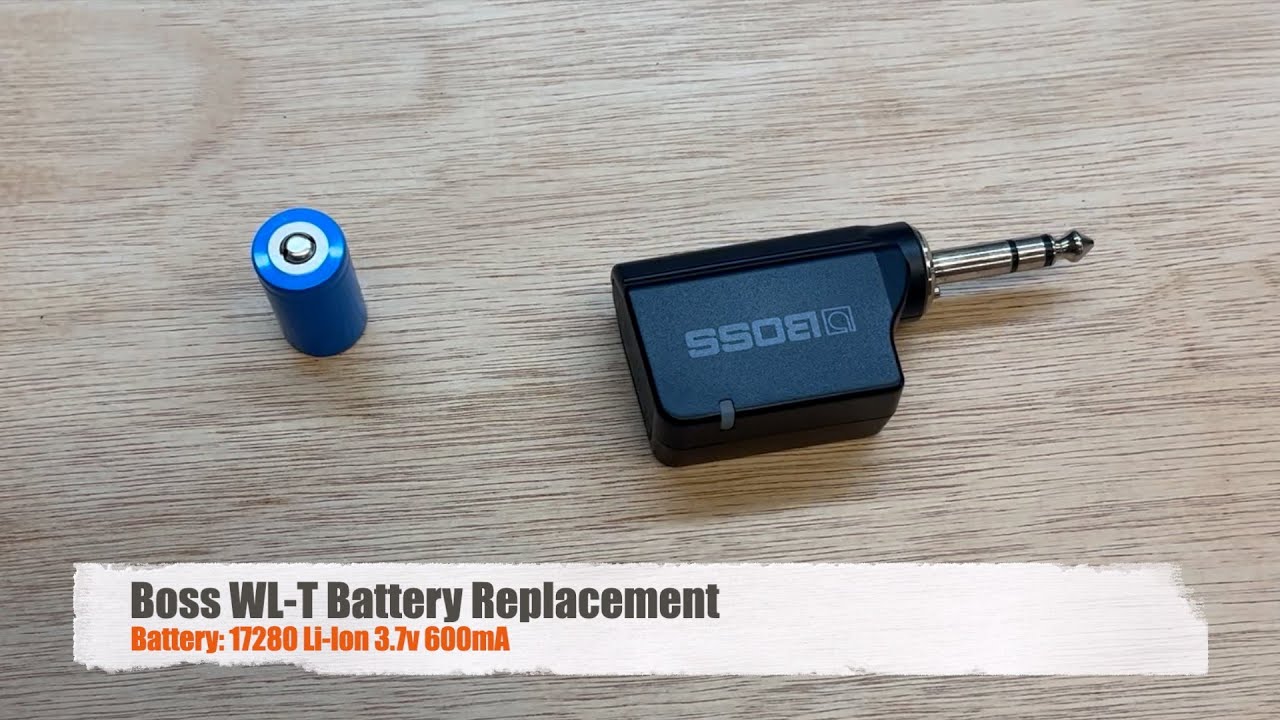 Boss WL -T Battery Replacement - YouTube