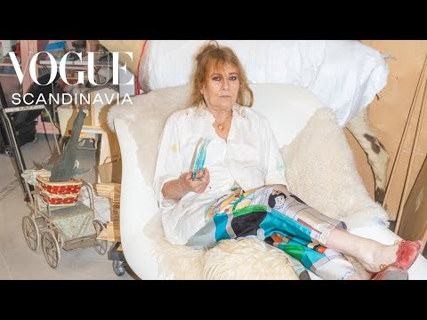 Step inside artist Marie-Louise Ekman's eclectic Stockholm studio