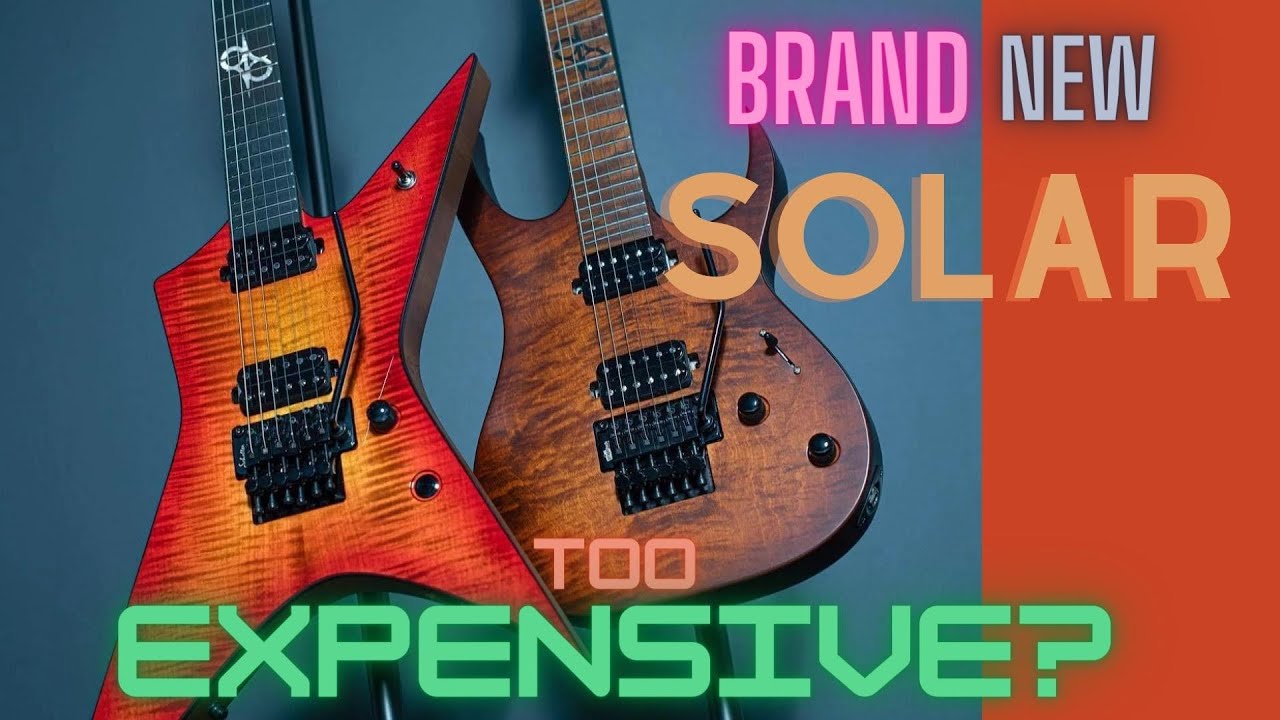 New Solar Type X Guitar - YouTube