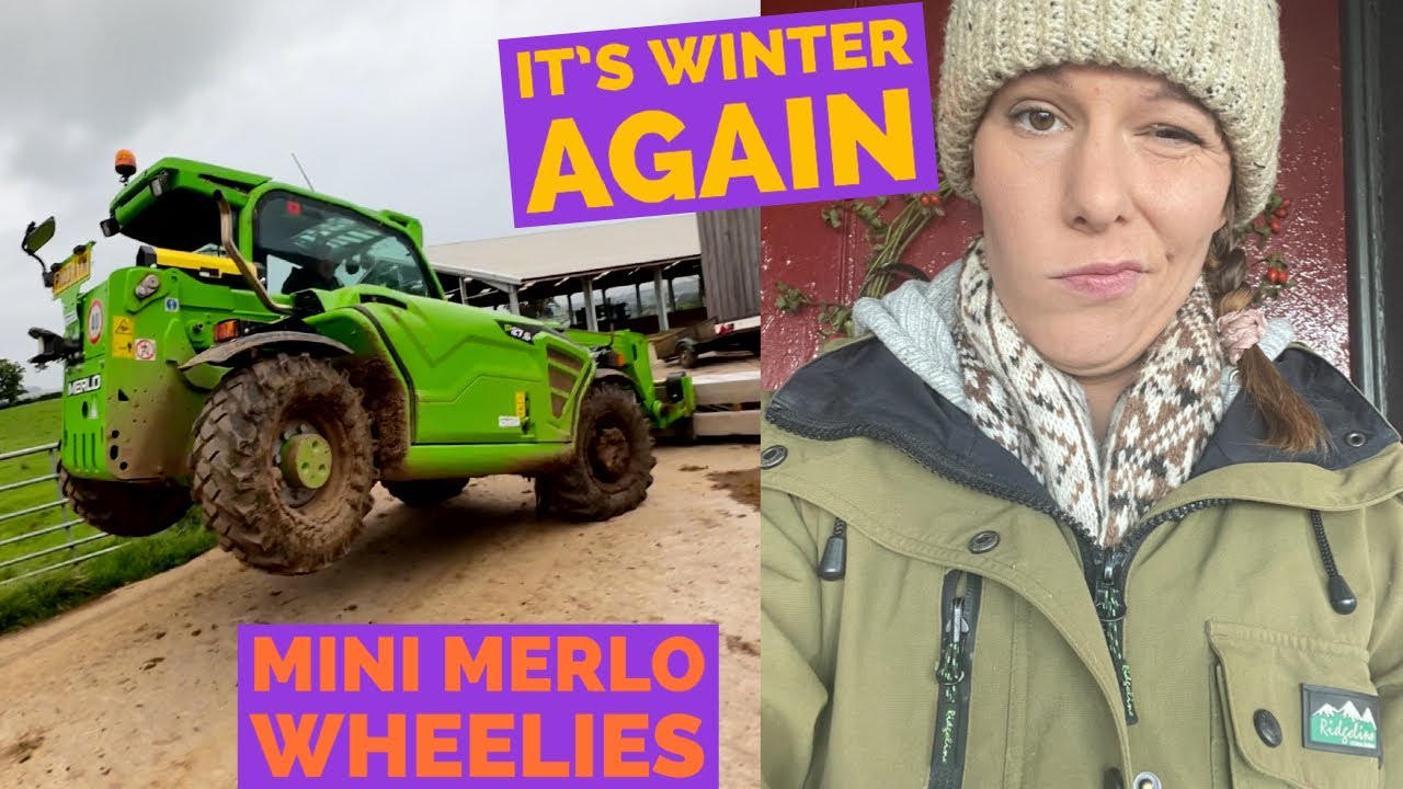Mini merlo can’t cope, slurry channel slats arrive | Charlotte Ashley ...