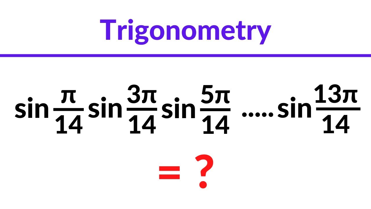Trigonometric Angles In AP Trigonometry Product Of Sin Function