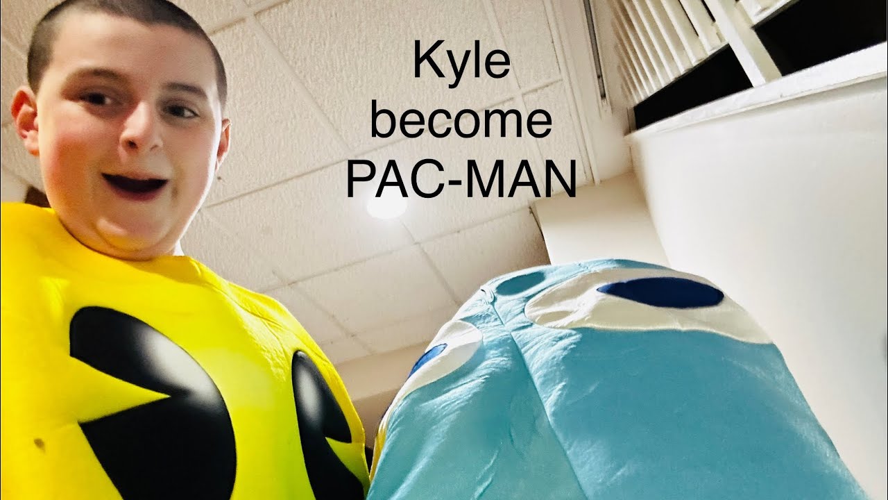 Kyle become PAC MAN - YouTube