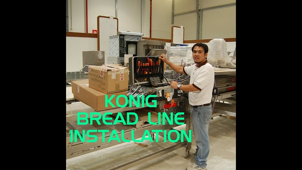 KONIG BREADLINE MACHINE - YouTube