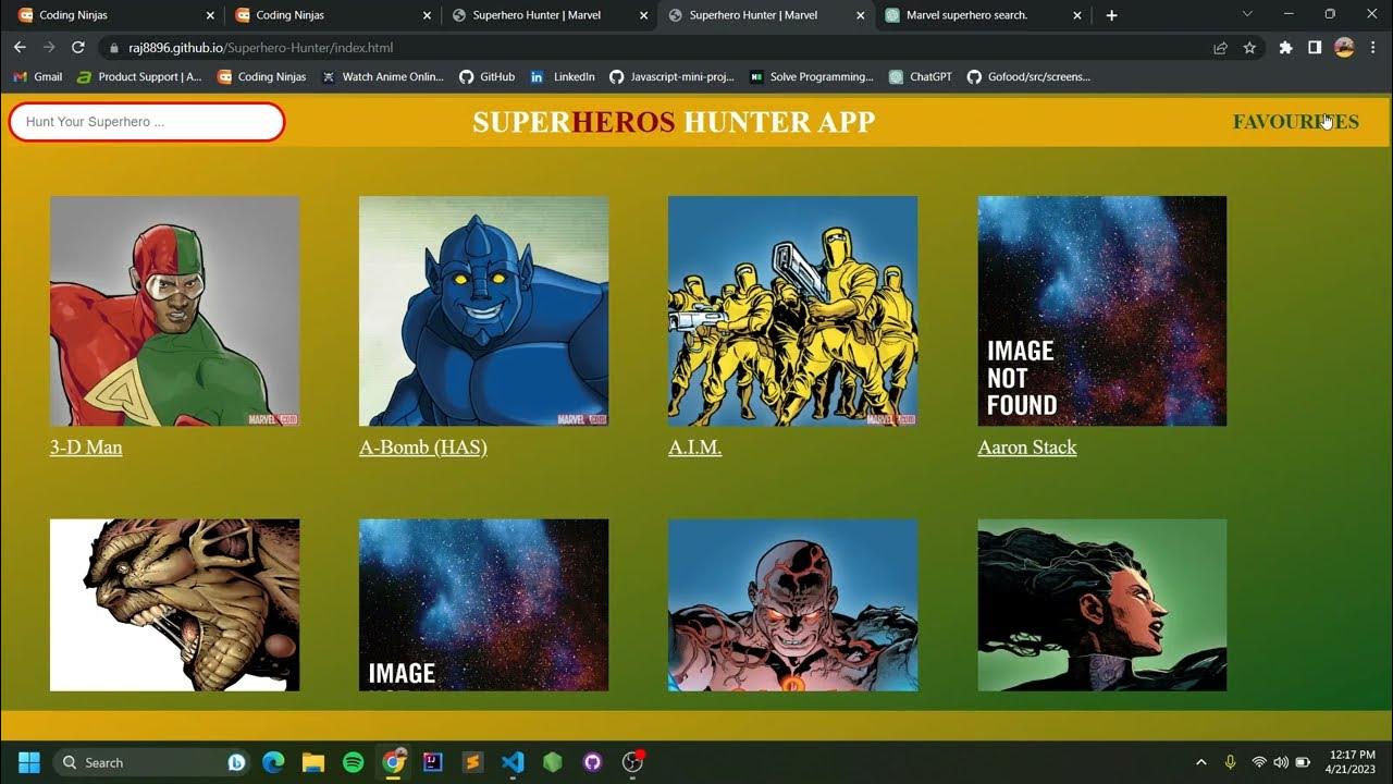 Superhero Hunter App - YouTube