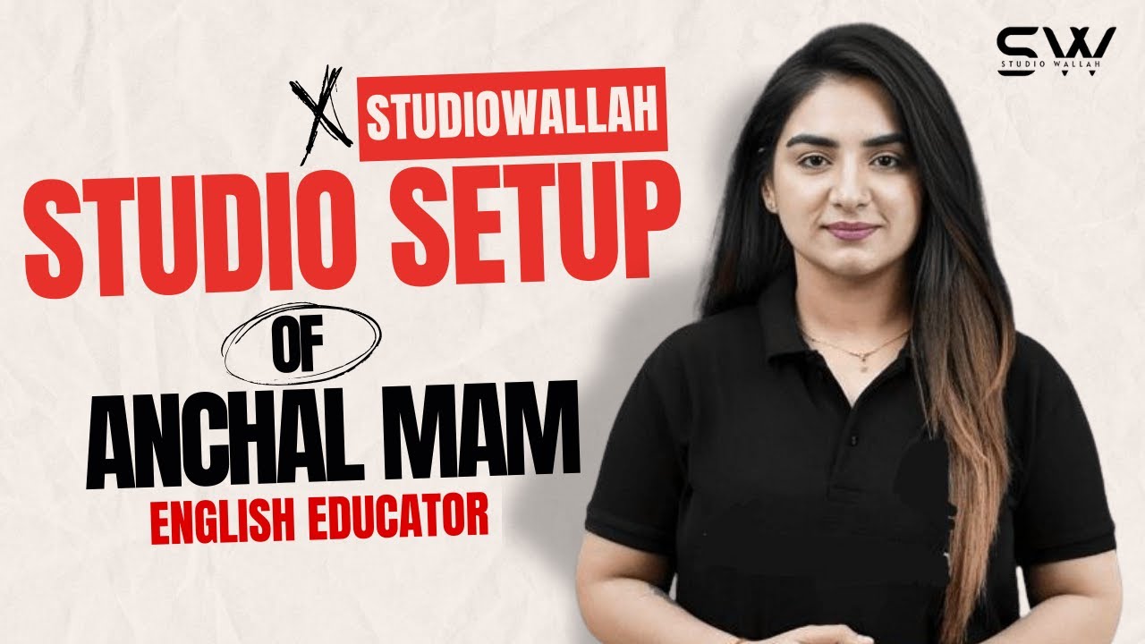 Aanchal Mam Teaching Studio Setup by Studiowallah | Studio setup tour ...