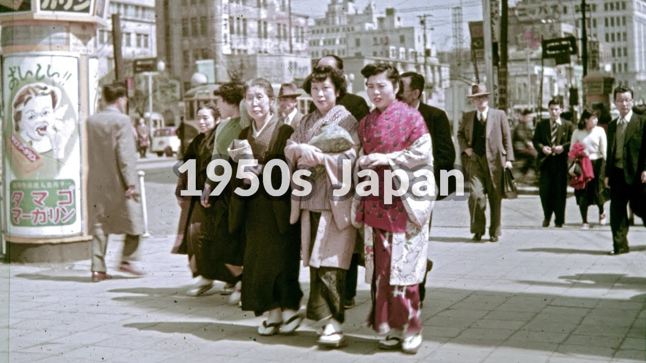 Life in 1950s Japan — Rare Real Footage - YouTube