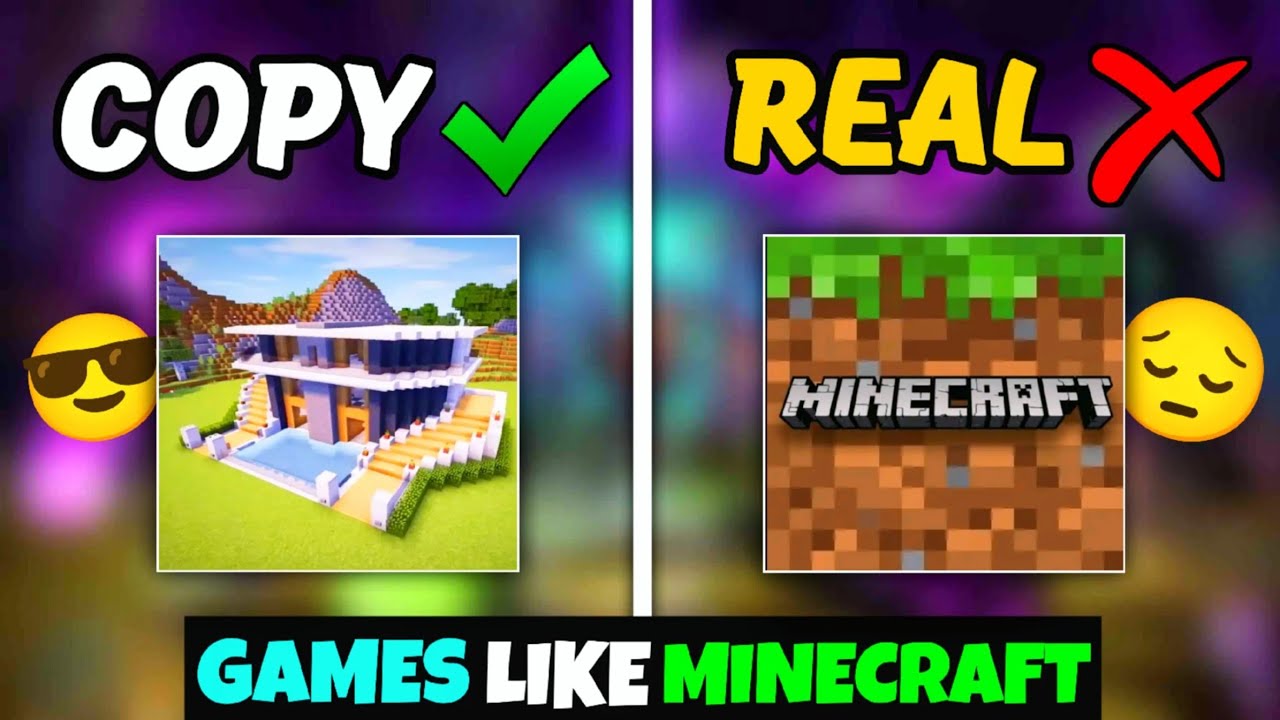 Top 3 Copy Games Better Than Minecraft ll 🤩 || Minecraft Copy Game 1.20 ...