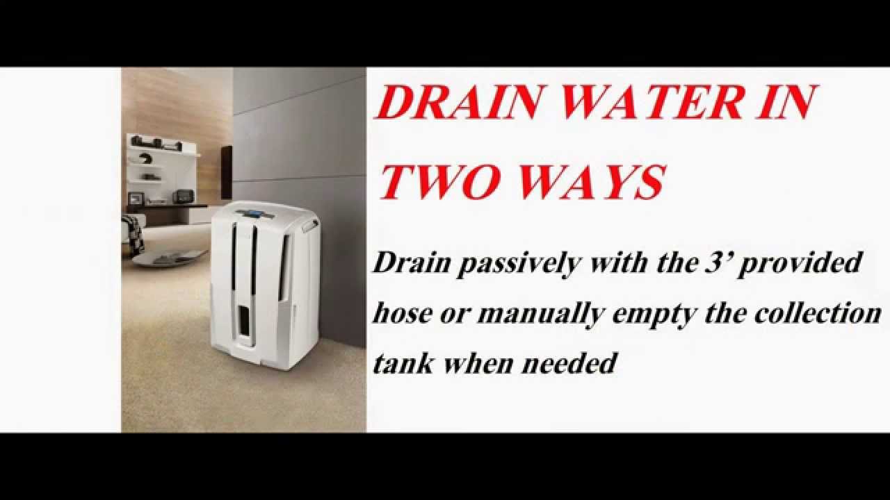 DeLonghi DD45E Energy Star 45-pint Dehumidifier Complete Review - YouTube