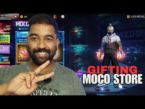NEW MOCO STORE SPINNING IN MY SUBSCRIBERS ACCOUNT 🔥 | NEW FIST | FREE FIRE NEW MOCO STORE - YouTube