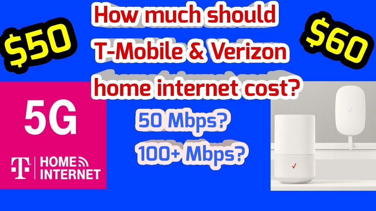 T-Mobile & Verizon Wireless Home Internet | Fair price for cellular ...